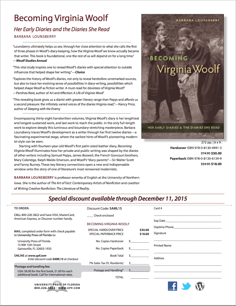 New book on Woolf diaries out next fall | Blogging Woolf